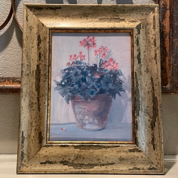 Carol Rowan | Art | Carol Rowan Potted Geraniums Signed By C Rowan ...